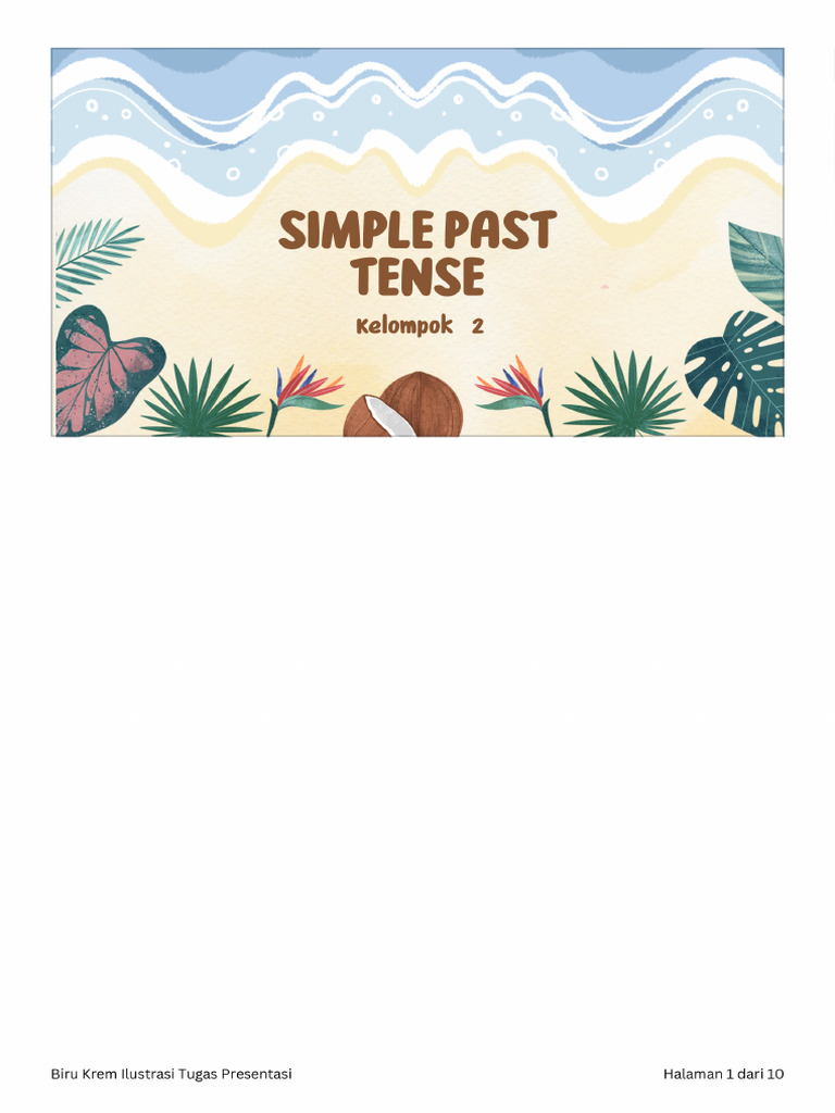 Simple Past Tense PPT - 20250206 - 100032 - 0000 | PDF