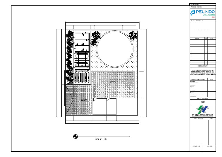 Denah Area WTP: Reservoir KAP 500 m3 | PDF