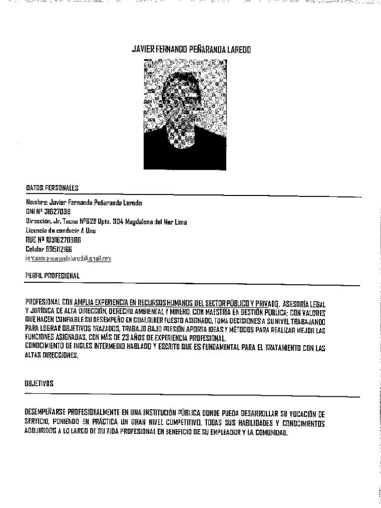 Fernando Peñaranda 2024 | PDF