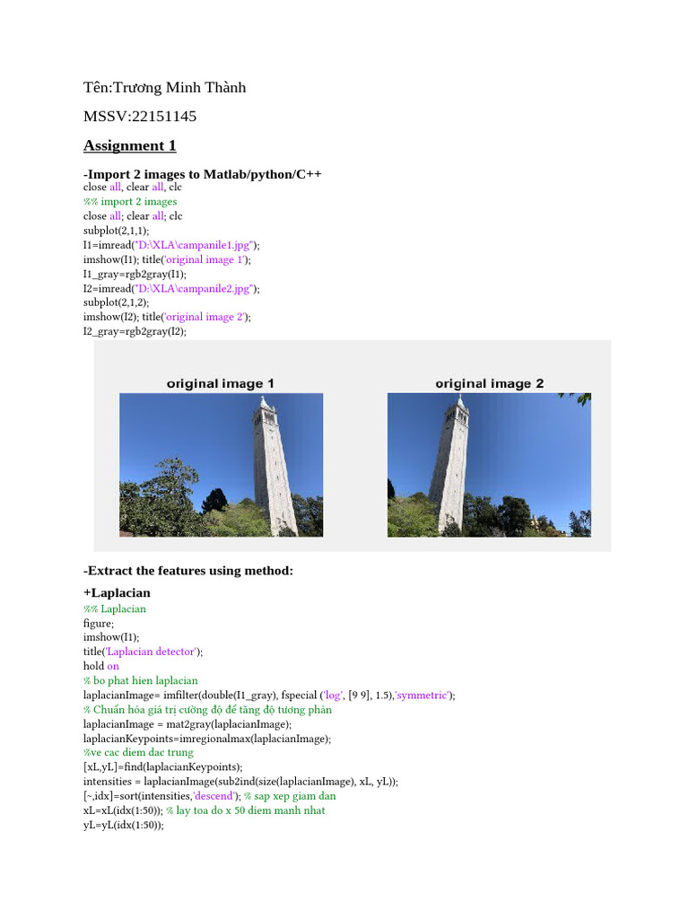 Feature Based Image Matching | PDF | Signal Processing ...