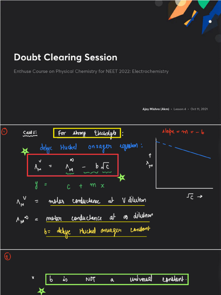 Electrochemistry Lec 4 | PDF