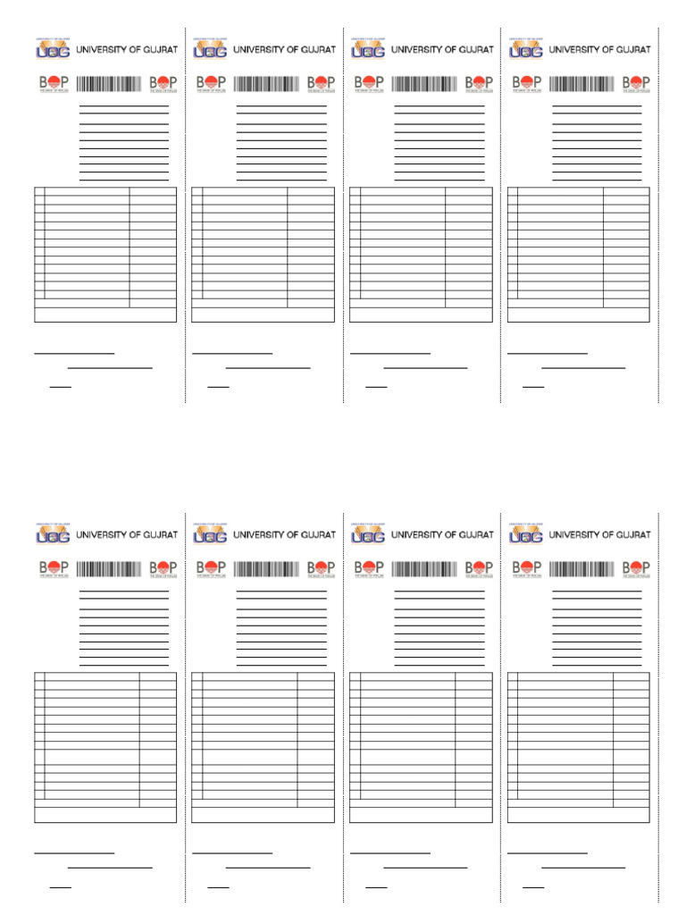 Challan Forms 21021508 | PDF | Fee | Service Industries