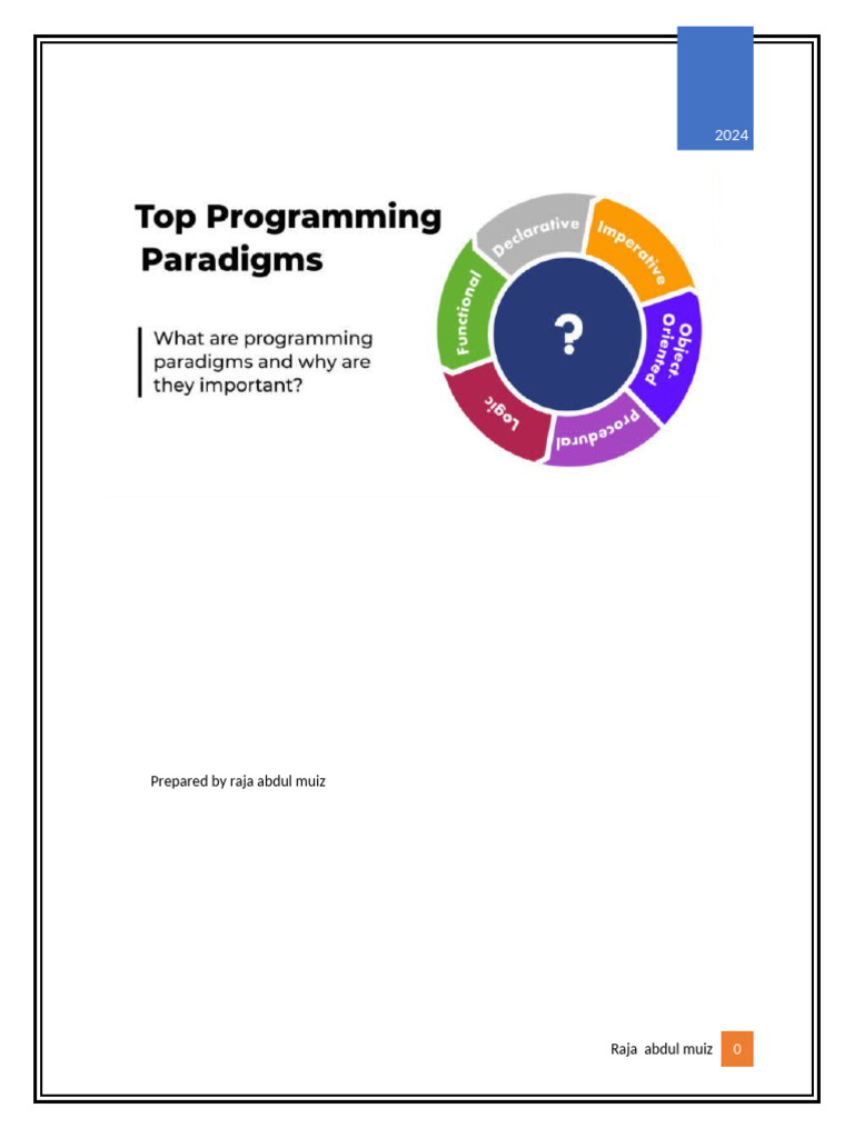 Implement and Explain Four Programming Paradigms to Solve an Array ...