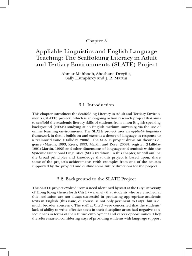 Appliable Linguistics and English Langua | PDF