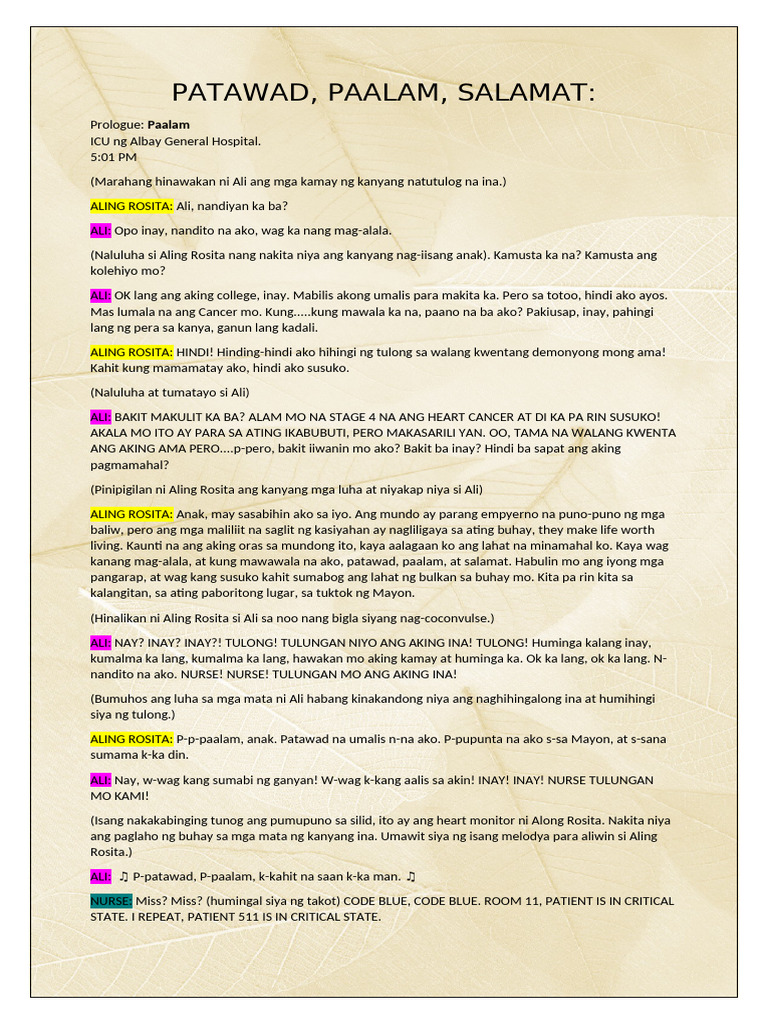 Filipino Major Q3 | PDF