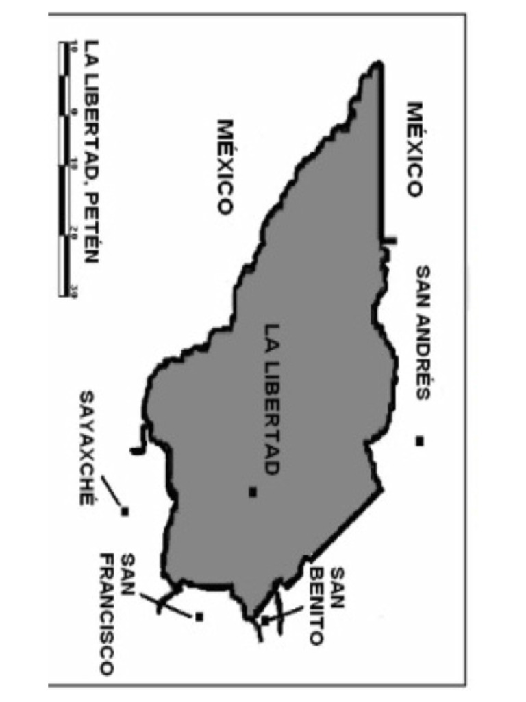 La Libertad, Peten, Guatemala Mapa | PDF