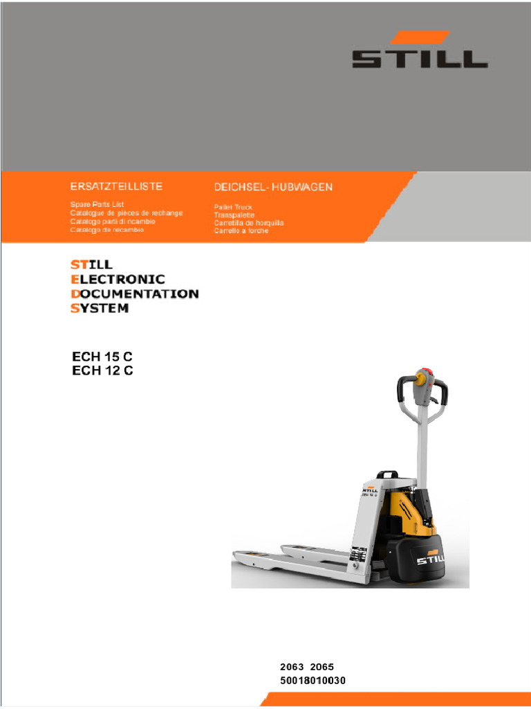 ECH 15C & ECH 12C Parts Catalog | PDF | Electrical Connector | Valve