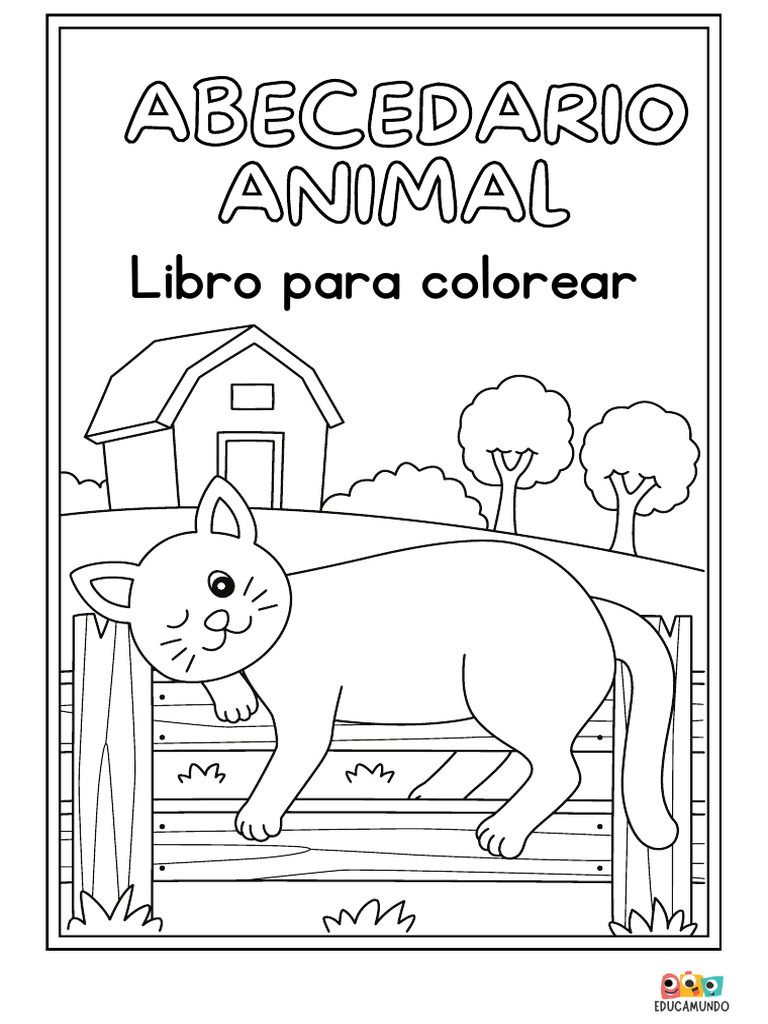 Abecedario-con-animales-para-colorear | PDF