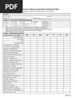 Telehandler Updated Daily Inspection Checklist | PDF