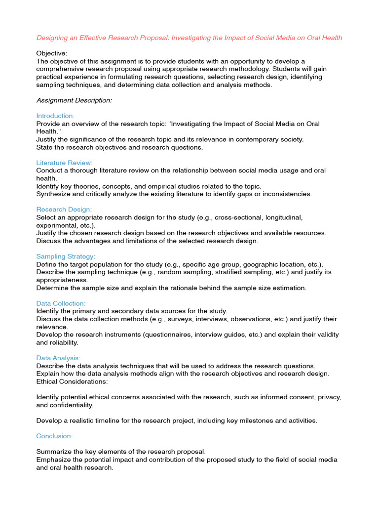 Research Methodology Assignment | PDF | Sampling (Statistics) | Methodology