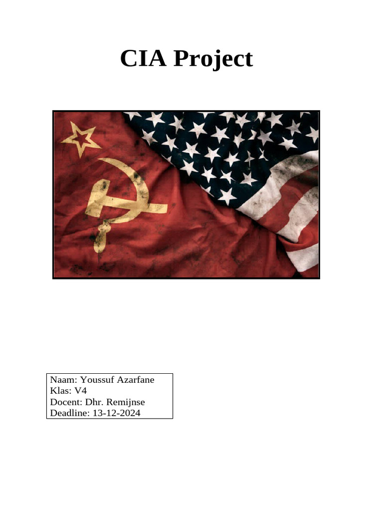 CIA Project | PDF
