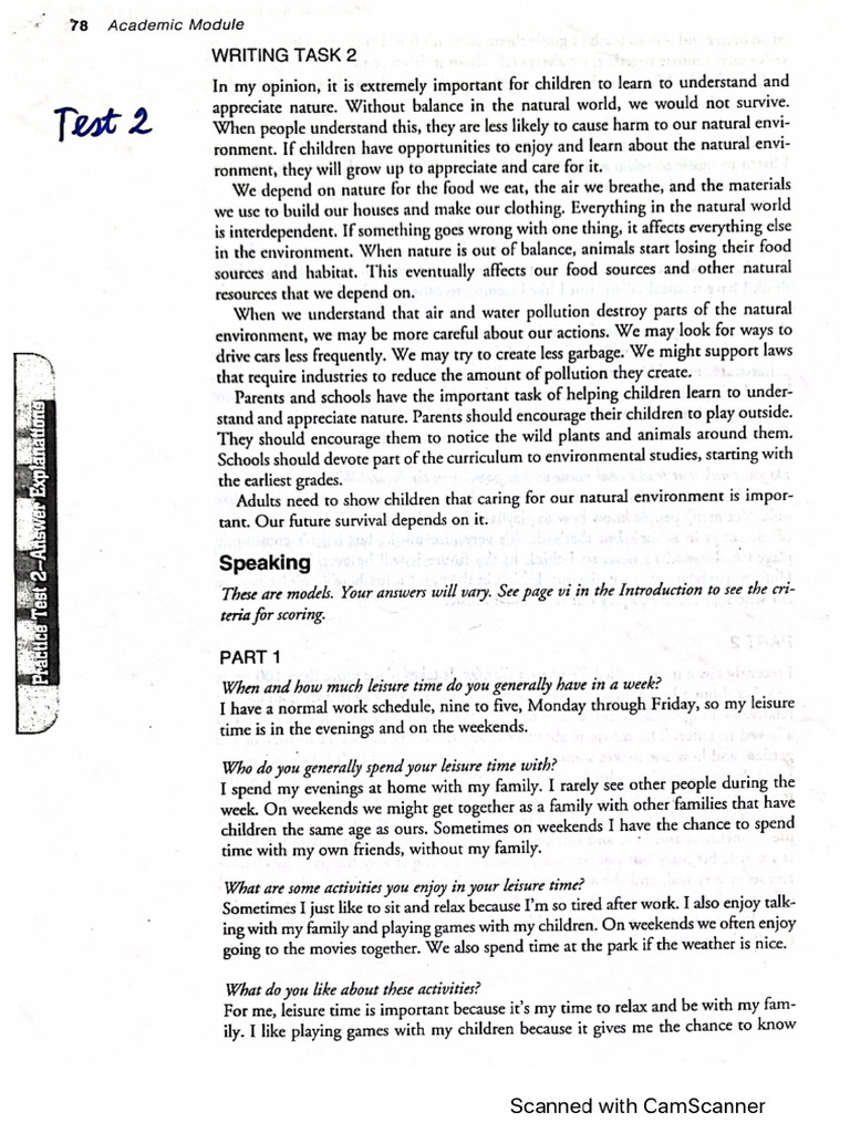 Test 2 Model Answers | PDF