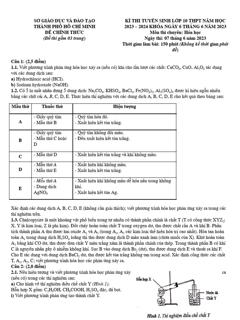 2023-2024 TP HCM | PDF