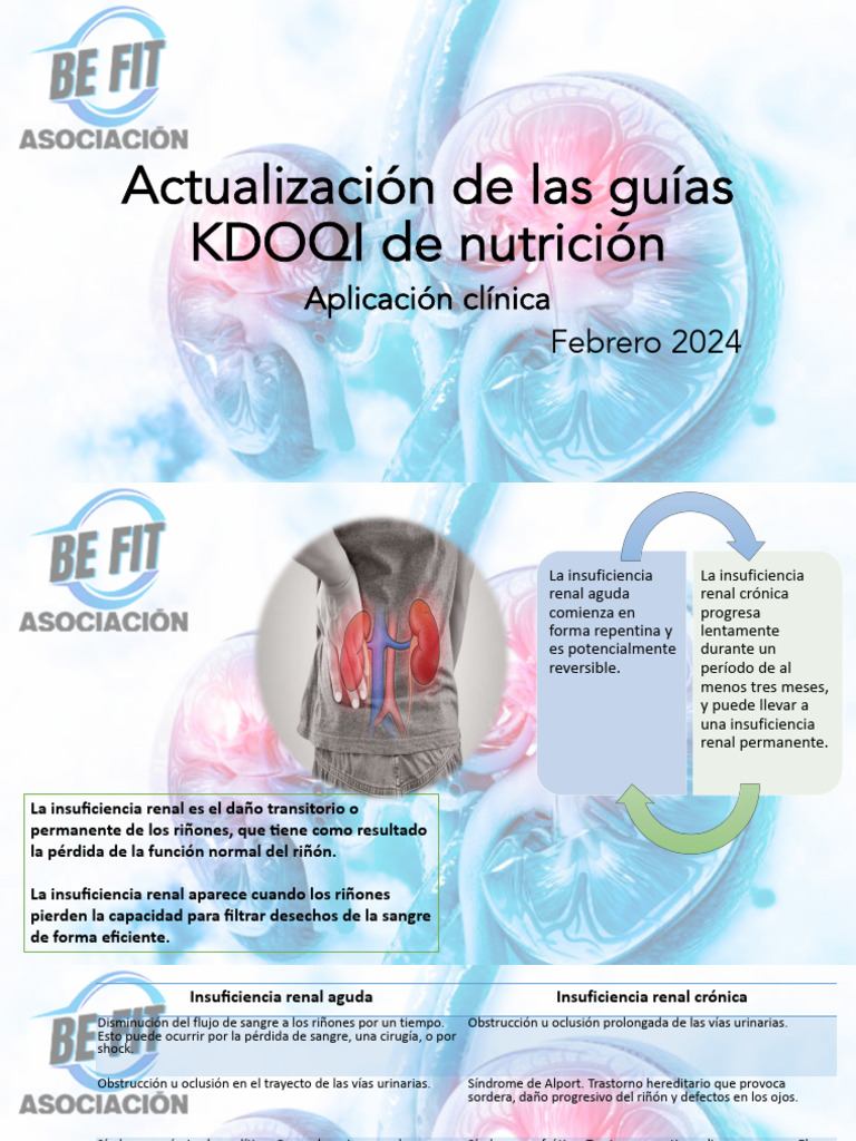 Act KDOQI | PDF | Riñón | Dieta