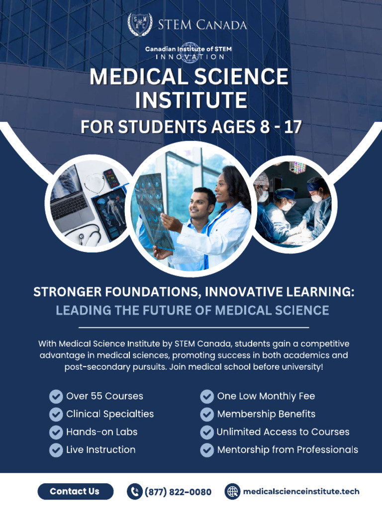 STEM Canada-Medical Science Institute-2025 | PDF