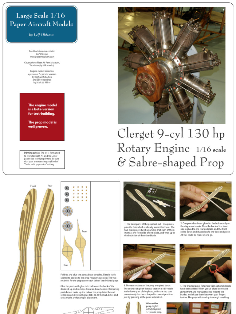Clerget 9-Cyl 1-16 | PDF