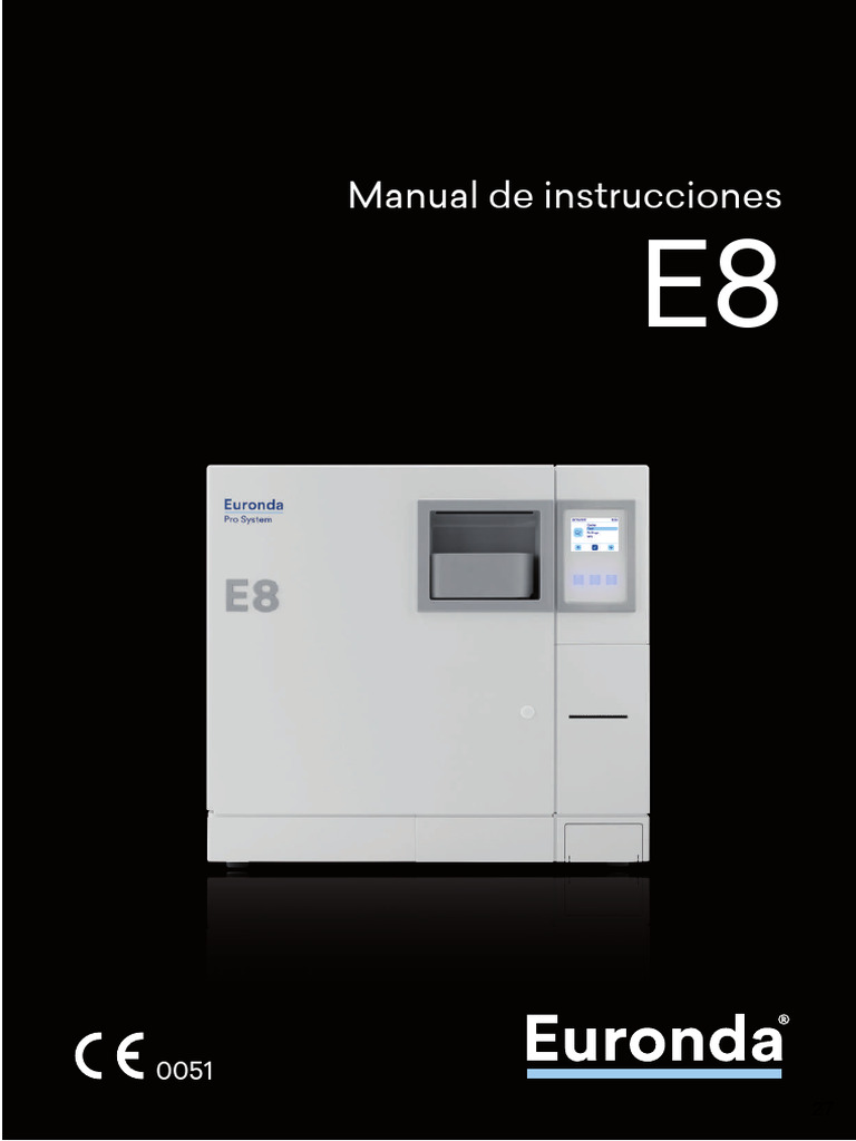 Manual de Usuario - Autoclave E8 24l | PDF | Ingenieria Eléctrica | Agua