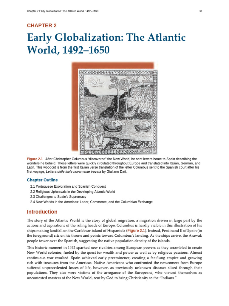 Chapter 2 Early Globalization | PDF | Christopher Columbus | Roanoke Colony
