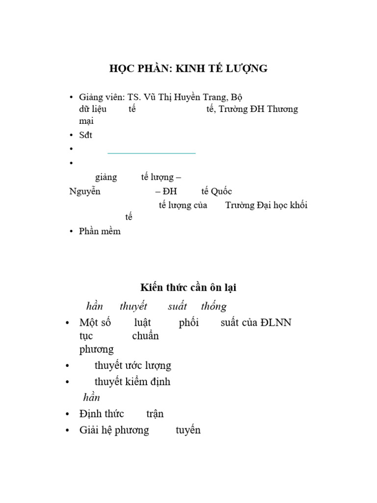 KTL_chương 1_SV | PDF