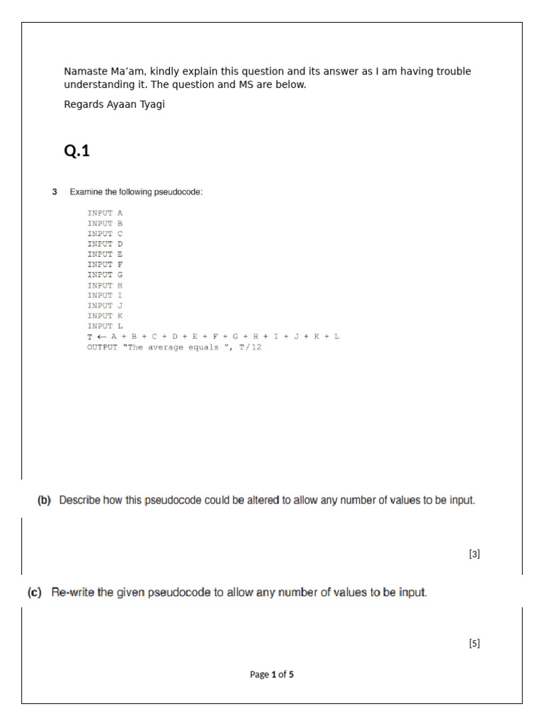 CS - chapter 7 question | PDF