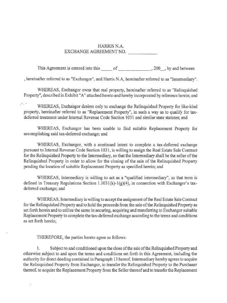 NSLB Exchange Agreement | PDF