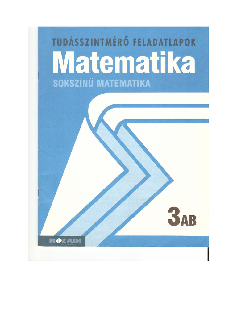 Matek 3AB MOZAIK(1) | PDF