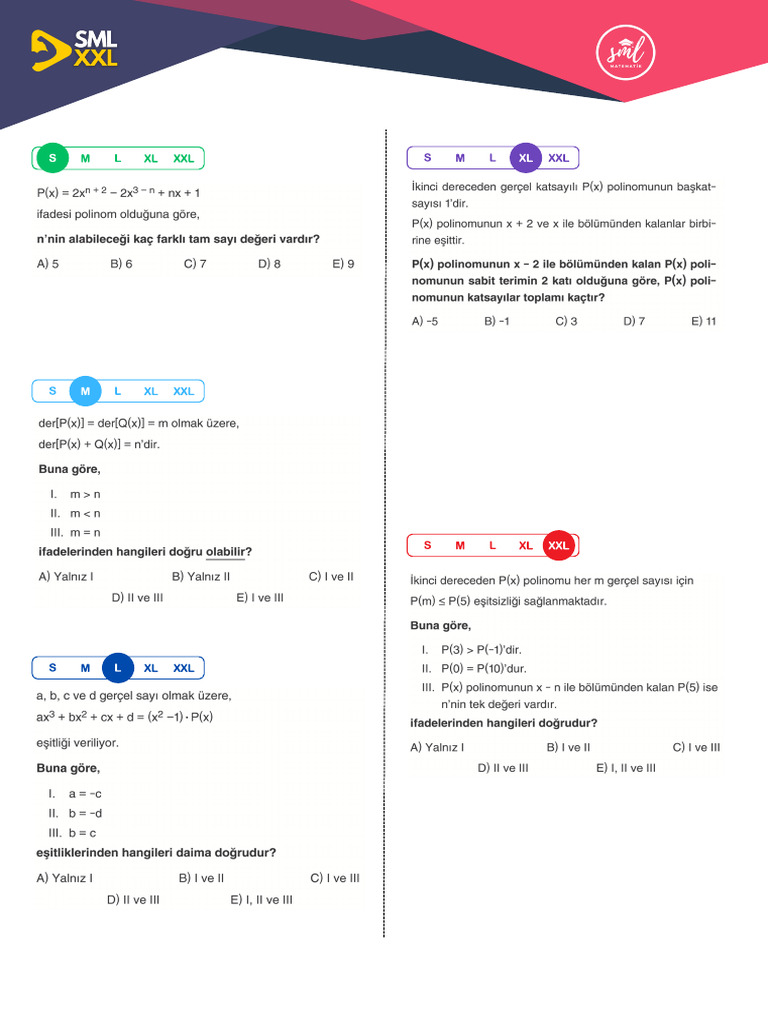 polinomlar xxl | PDF