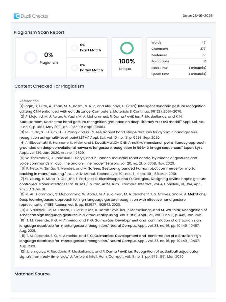 Duplichecker Plagiarism Report | PDF | Computing | Human Communication