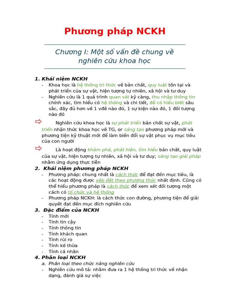 Phương Pháp NCKH | PDF