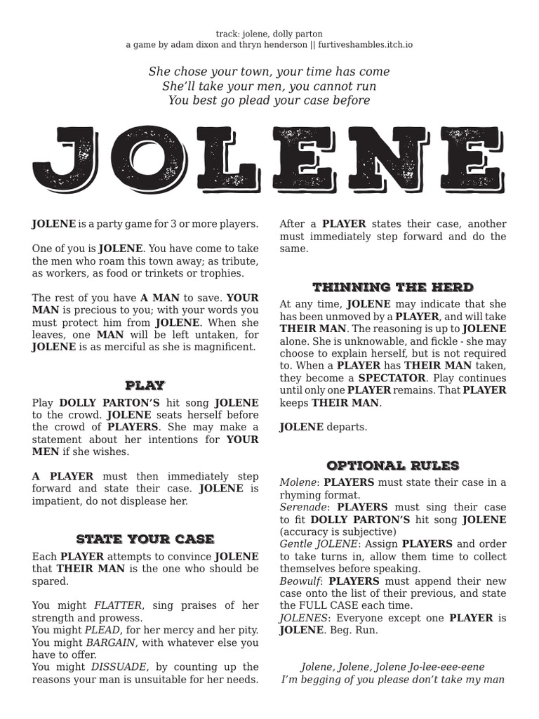 JOLENE | PDF | Song Recordings | British Pop Songs