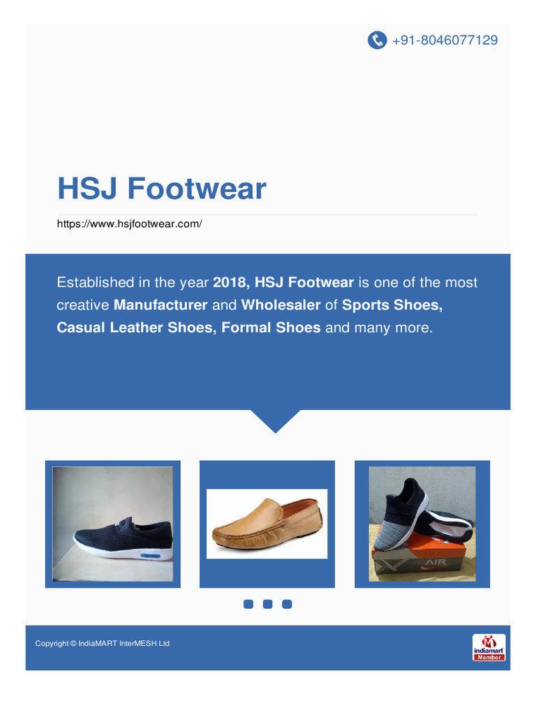 HSJ Footwear | PDF | Shoe | Sneakers