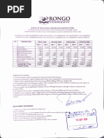 Zetech University 2024 Fee Structure | PDF | Fee | Payments