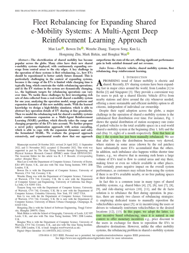 16 Fleet - Rebalancing - For - Expanding - Shared - E-Mobility - Systems - A - Multi-Agent ...