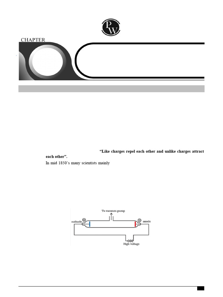 Structure of Atom - Module (Only PDF | PDF | Atomic Nucleus | Atoms
