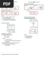 Steel Design Formulas and Principles | PDF | Bending | Beam (Structure)