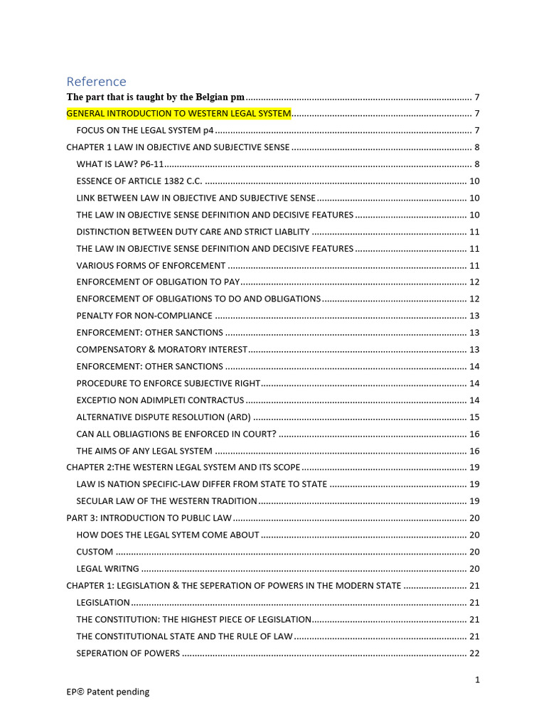 Western Legal Systems Overview | PDF | Arbitration | Tort
