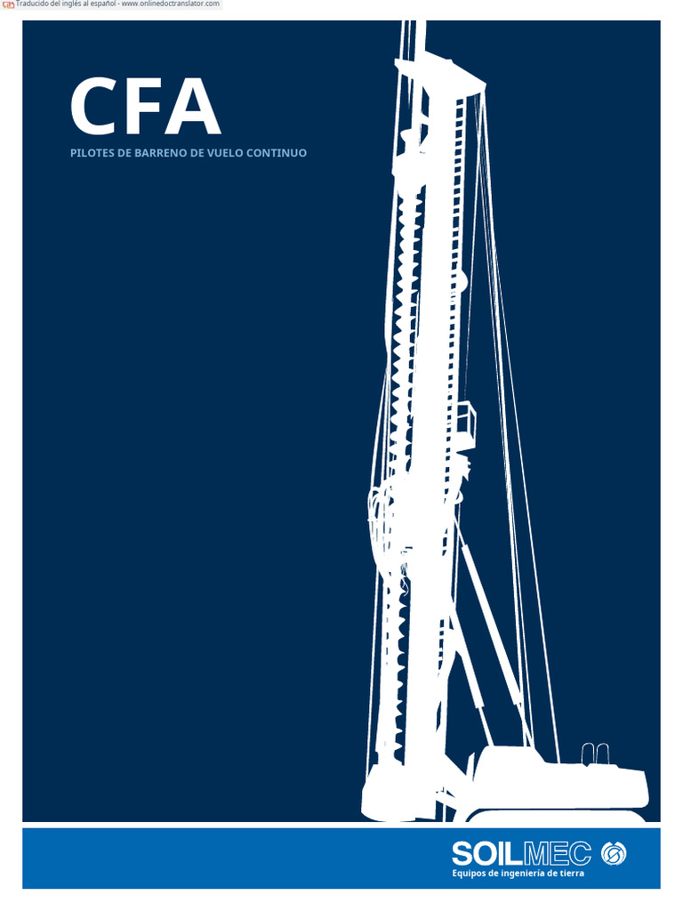 Ficha Tecnica Soilmec cm 48.en.es | PDF | Fundación profunda