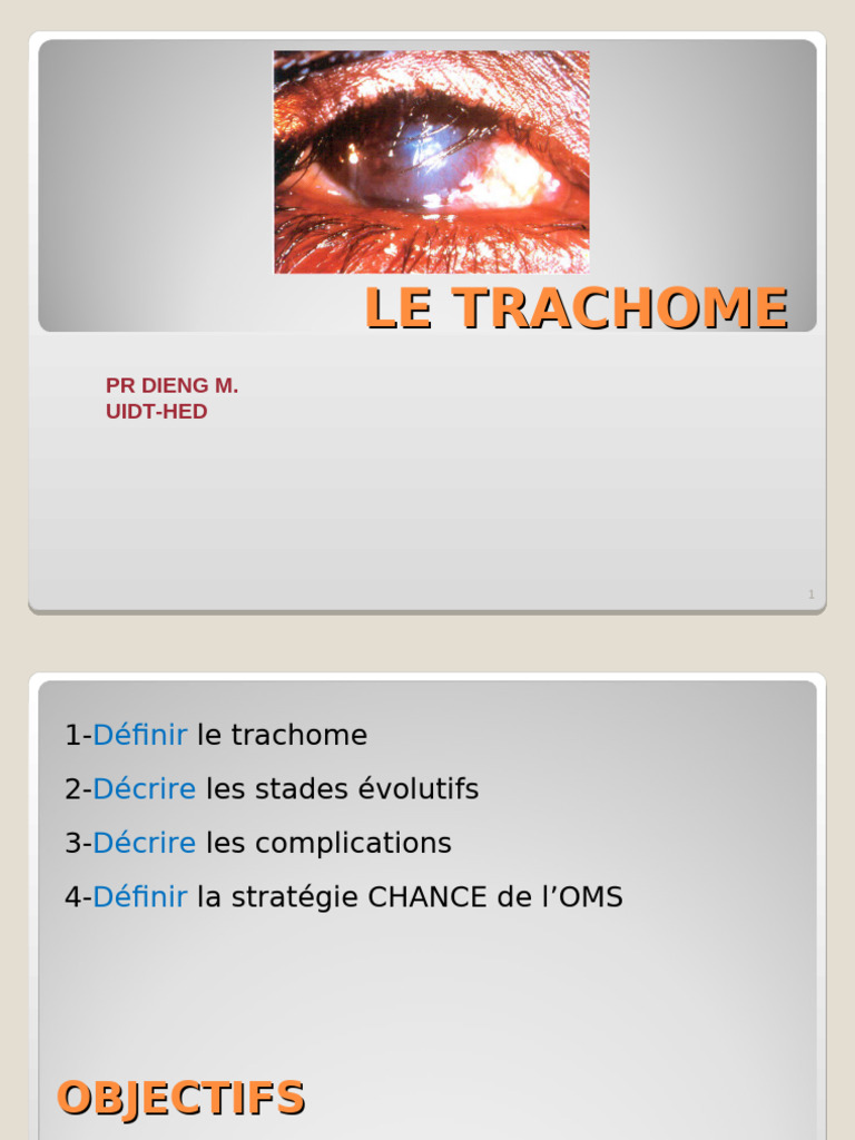 13 Le Trachome | PDF | Maladies animales | Ophtalmologie