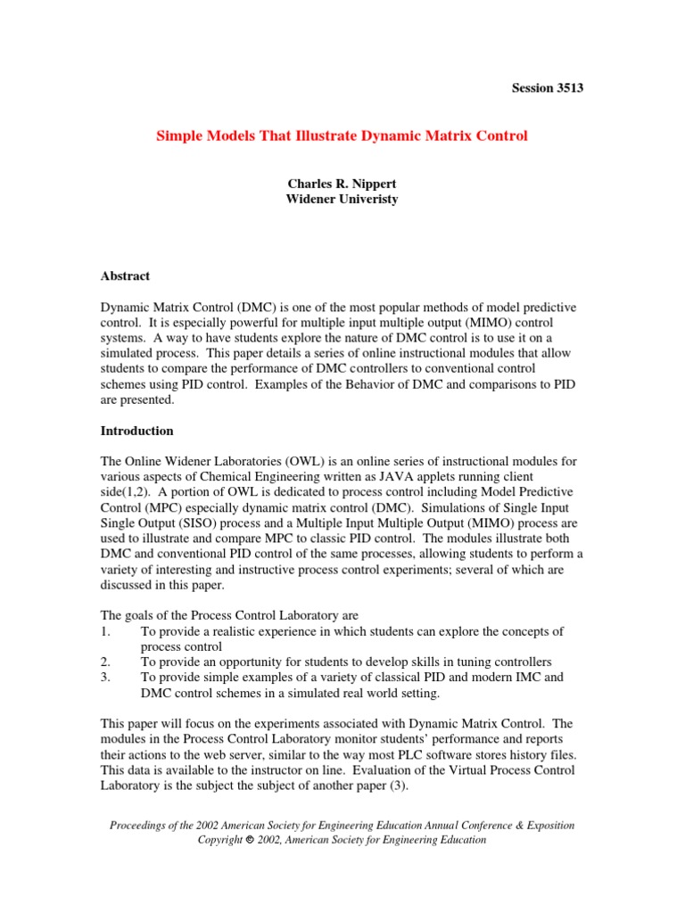 DMC Basics | PDF | Experiment | Simulation