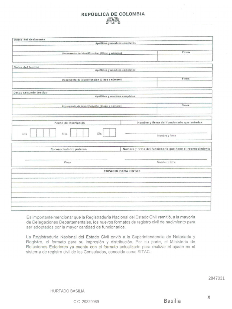 Circular 024 Nuevo Formato de Registro C | PDF