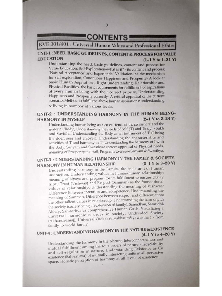 Universal Human Values&Professional Ethics | PDF