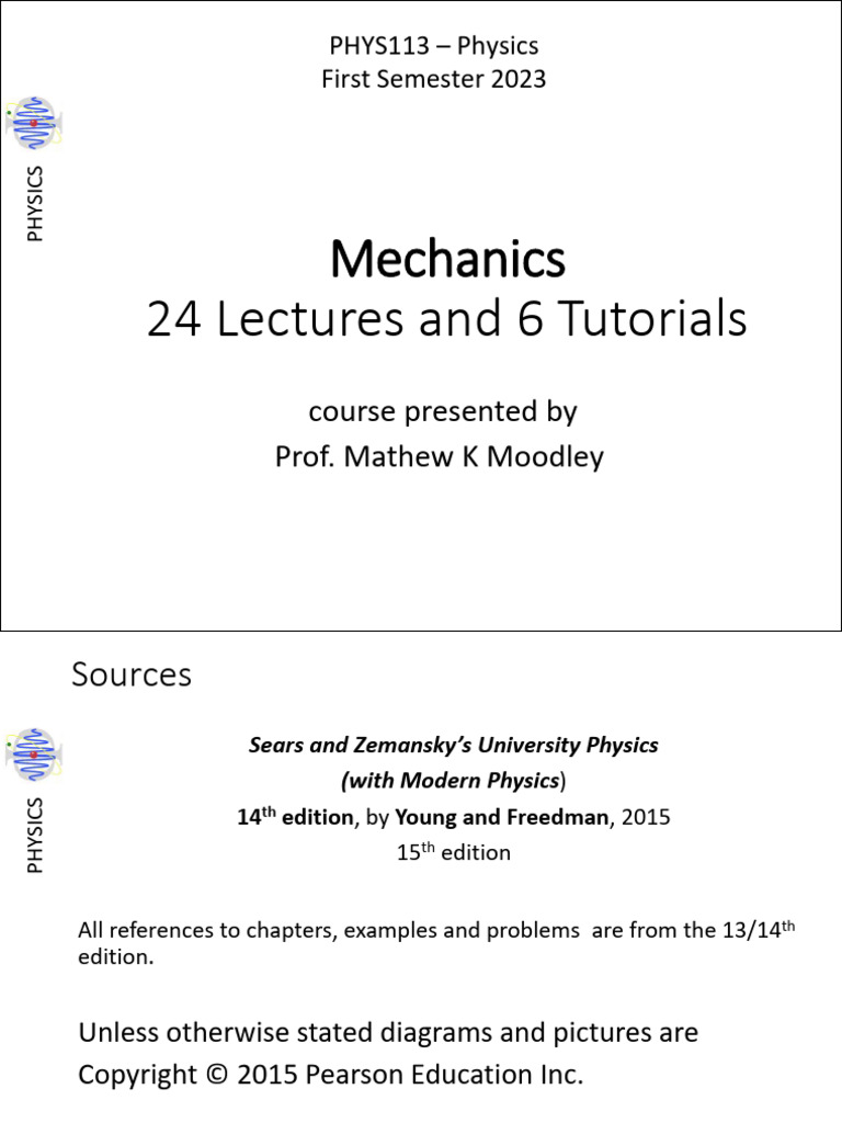 CH 01 Units Vectors MK Moodley Phys113 2023 | PDF | Euclidean Vector | Significant Figures