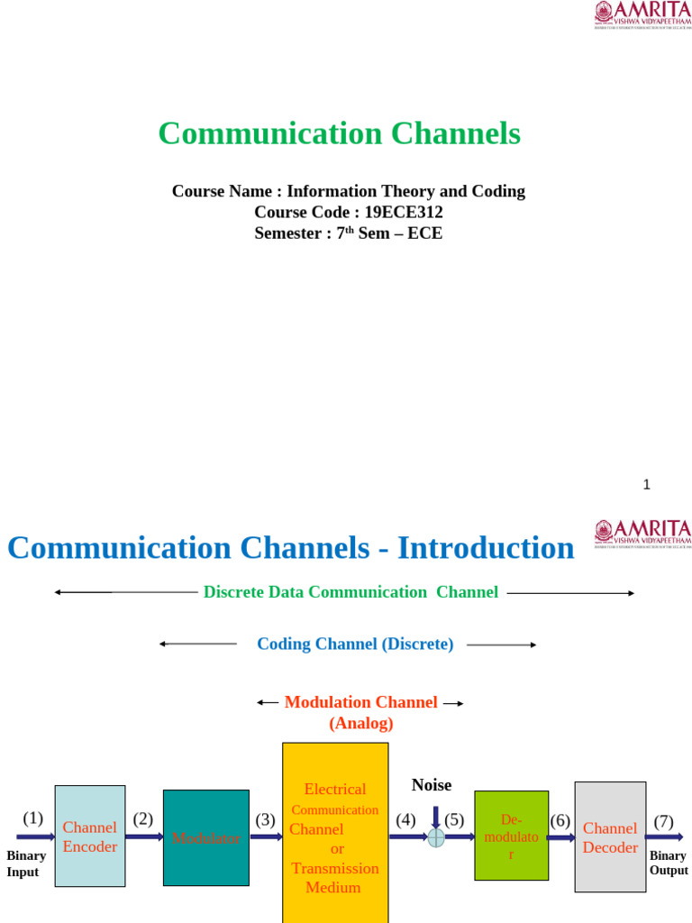 Understanding Communication Channels | PDF | Modulation | Data Transmission