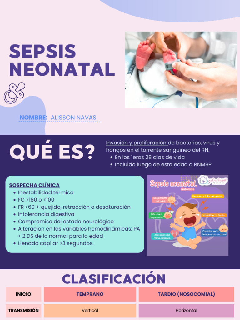 Sepsis Neonatal | PDF | Septicemia | Microbiología