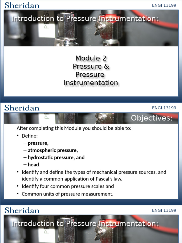 2020 Engi 13199 - 2.1 Pressure and Force NV (W2022) | PDF | Pressure | Force