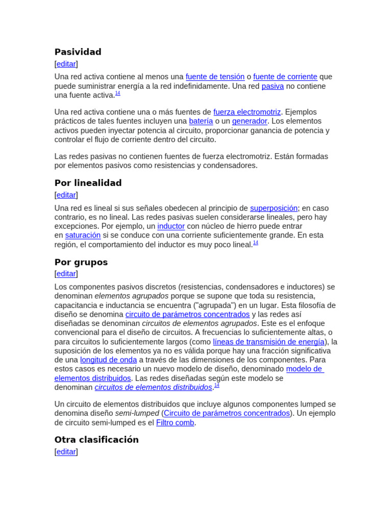 Pasividad | PDF | Red eléctrica | Electricidad