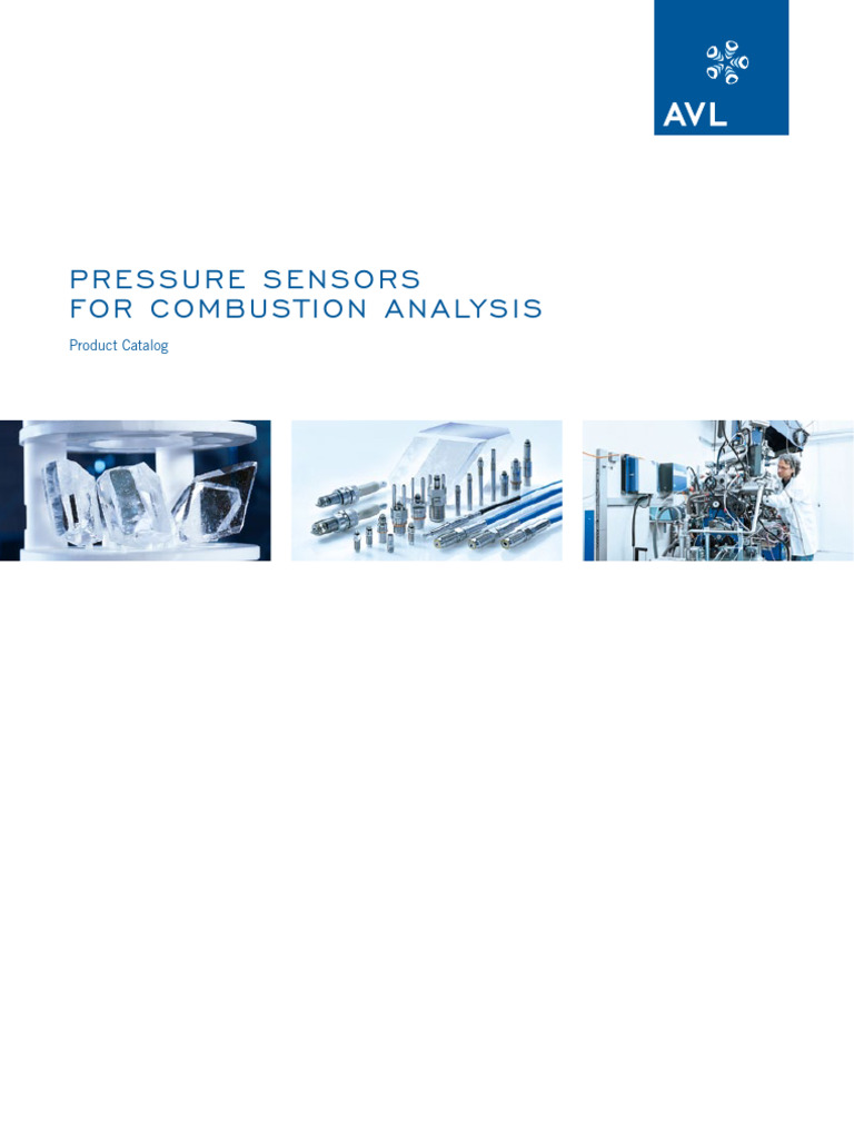 AVL Pressure Sensors For Combustion Analysis | PDF | Piezoelectricity ...