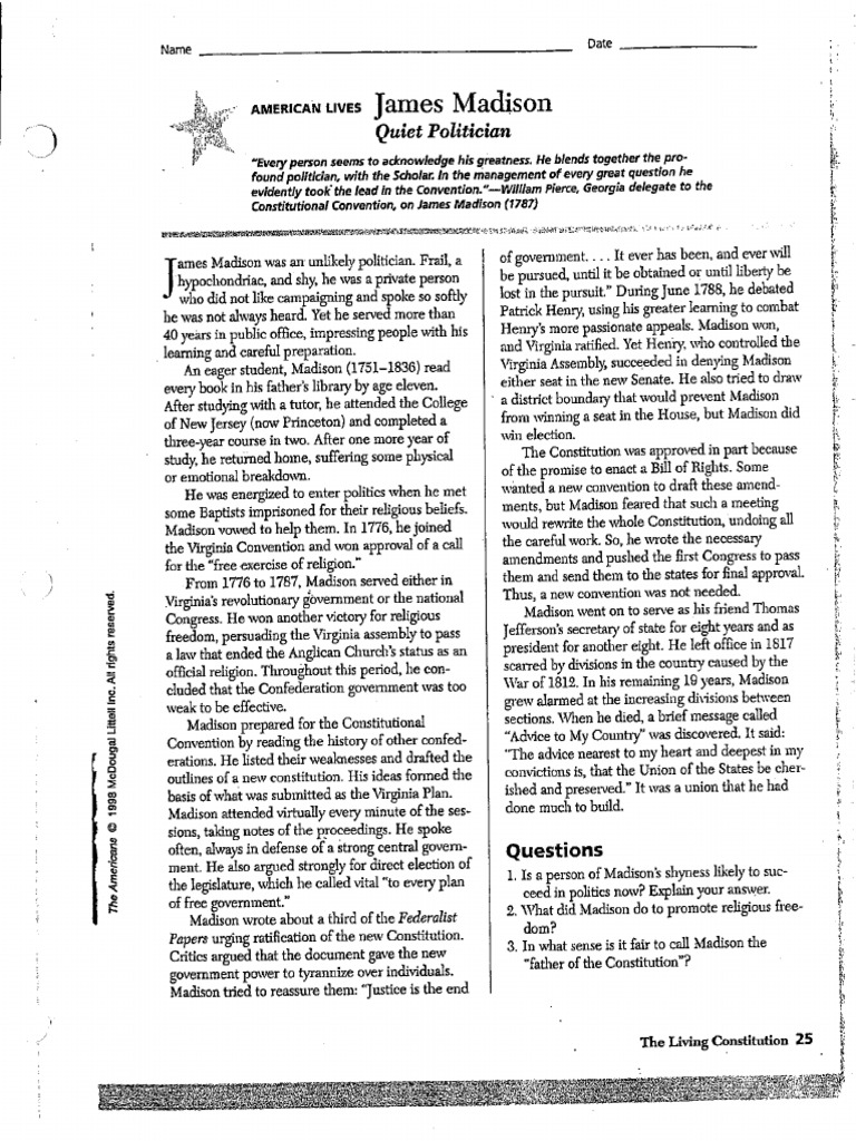 James Madison | PDF