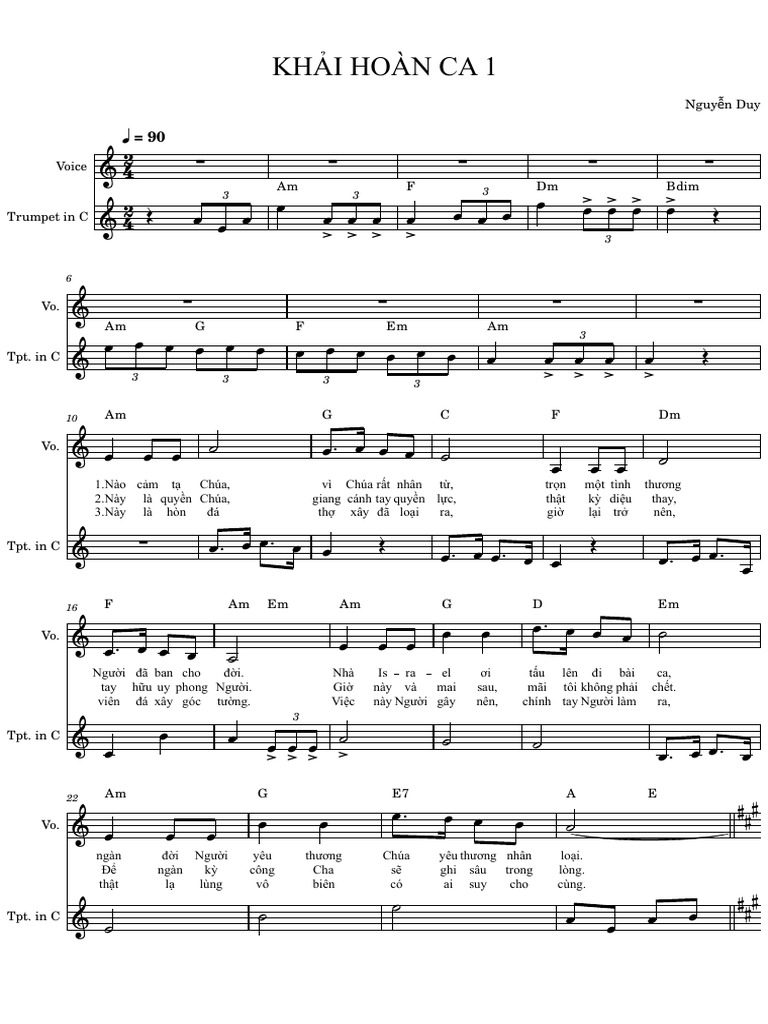 KH I Hoàn Ca 1 | PDF