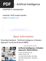 Lecture 01 - Introduction | PDF | Artificial Intelligence | Intelligence (AI) & Semantics
